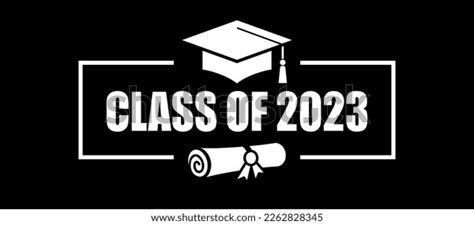 Class 2023 Vector Banner Design On Stock Vector Royalty Free