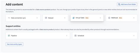 Data Connection • Add Virtual Tables To A Marketplace Product Beta
