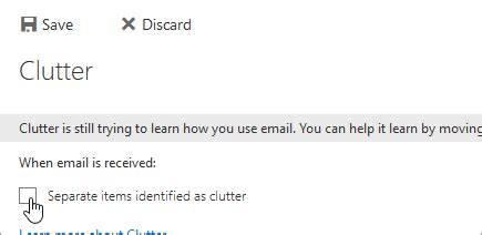 Outlook Disable Clutter Folder Technipages