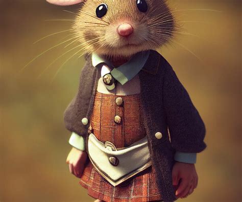 Artstation Cute Scottish Mouse Artworks