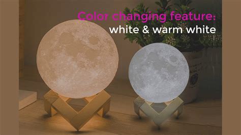 3d printed moon lamp youtube