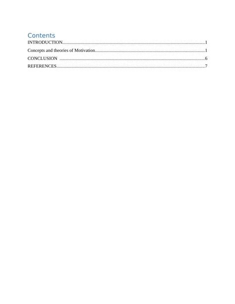 Concepts And Theories Of Motivation In Managing Organizations And