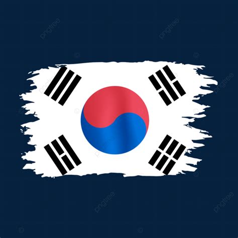 한국 국기 한국 찢어진 깃발 한국 수채화 깃발 한국 한국 휘장 Png 일러스트 및 벡터 에 대한 무료 다운로드 Pngtree