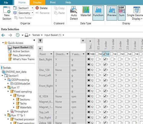 Simcenter Testlab Neo Operational Data Animation During Runup Rundown