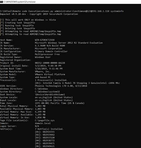 Python Impacket Tool Công cụ Remote Execution mà system administrator