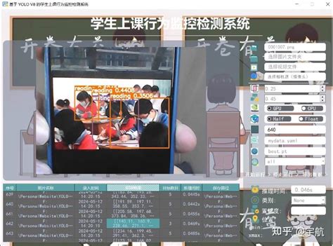 基于yolo v8的学生上课行为检测系统【python源码 pyqt5界面 数据集 训练代码】有报告 知乎