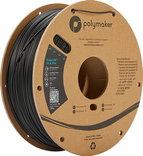 Polymaker Polylite Pla Pro Black 3djake Österreich