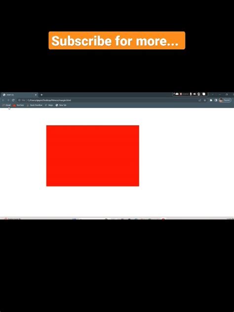 How To Use Margin In Css Css Tutorial Part 4 Shortvideo Shorts