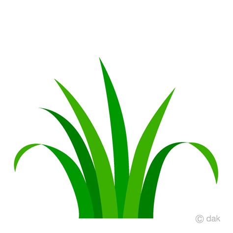 Simple Grass Clip Art Free Png Image｜illustoon