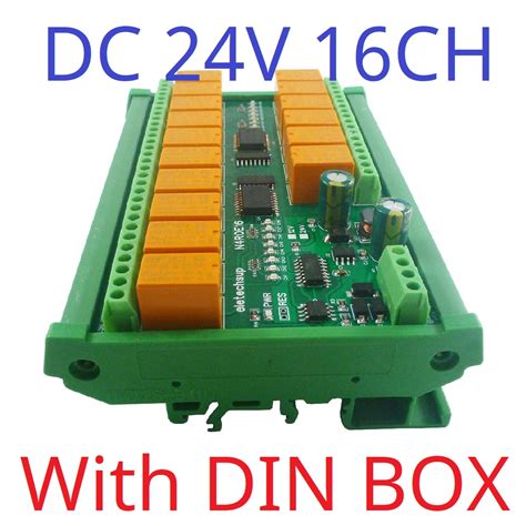 N4roe16 Mini Dc 24v 16ch Multifunction Modbus Rtu Rs485 Relay Board 2a