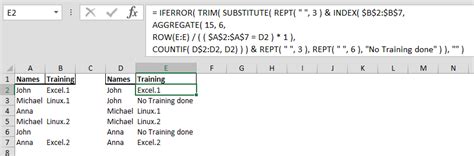 Excel Index Returns Wrong Value And No Value Stack Overflow