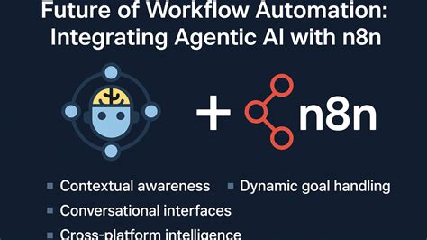 Future Of Workflow Automation Integrating Agentic Ai With N8n