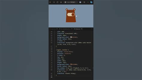 Day 💯 🤯micro Css Bear Toggle Coding Frontend Programming Softwaredeveloper Webdevelopment