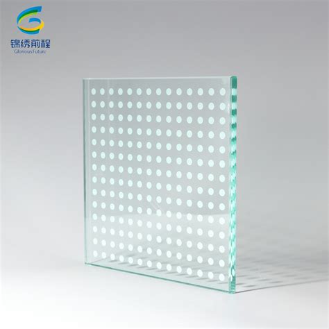 Pattern Tempered Building Ceramic Frit Glass Price External Glass Wall And Secure Glass