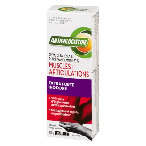 Antiphlogistine Crème Muscles Et Arti Familiprix