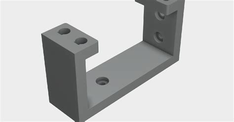 Mg996r Servo Motor Bracket By Jd Download Free Stl Model