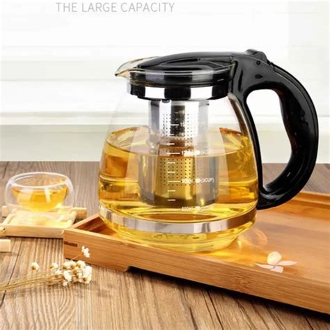 Glass Teapot Tea Strainer Tea Maker Teapot Glass Jug 100ml Stainless