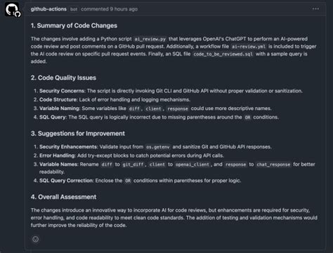 Automating Code Reviews Using Openai And Github To The New Blog