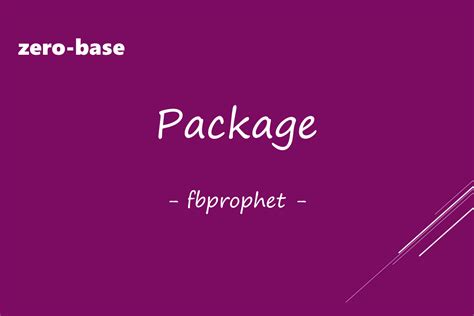 Package Fbprophet