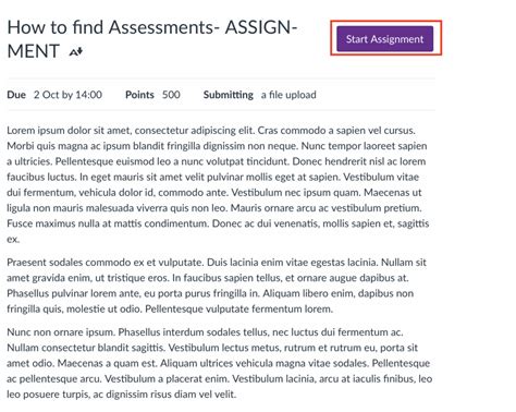 Student Guide How To Submit Assignments On Canvas Getting Started