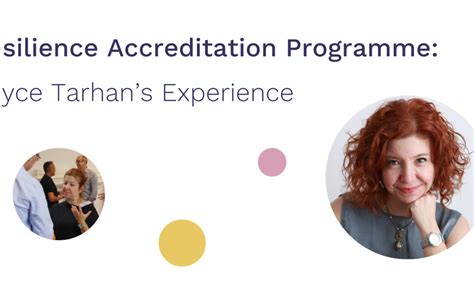Buyce Tarhans Resilience Accreditation Programme Experience