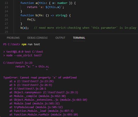 Typescript Why Is A Function With An Explicit This Parameter