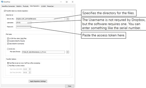 tech tip uploading data files to dropbox from a smartflux 2 3 system or the li 8250 multiplexer