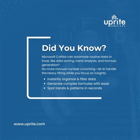 Microsoftcopilot Aiatwork Worksmarter Automation Productivityboost… Uprite Services