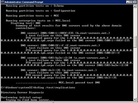 Dcdiag Test Dns Fails PTR Record Query Networking Spiceworks Community