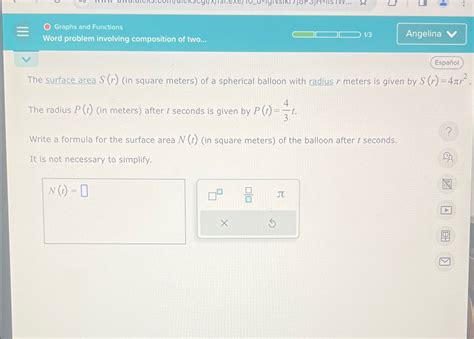 Solved Graphs And Functionsword Problem Involving