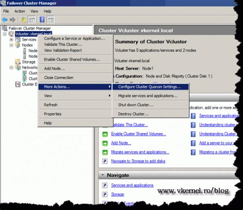 Create And Configure A Hyper V Failover Cluster Part2 Adrian Costea