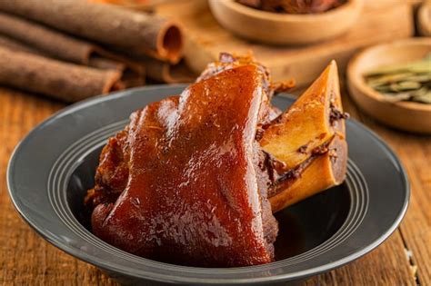 Premium Photo Chinese Food Braised Pork Knuckle