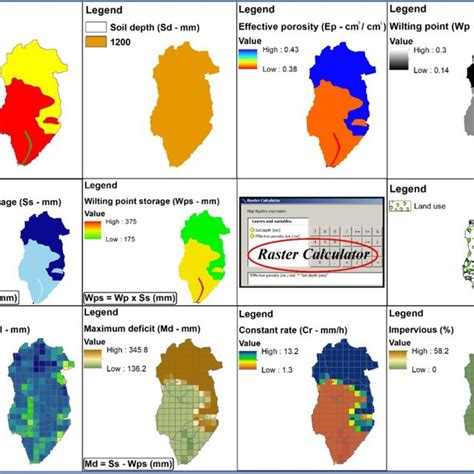Process Diagram Of Estimating The Input Parameters In The Gridded Download Scientific Diagram