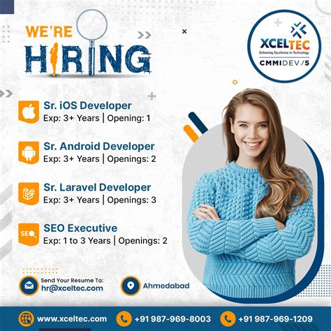 Xceltec A Cmmi Level 5 Company On Linkedin Cv Xceltec Careergrowth Opportunities