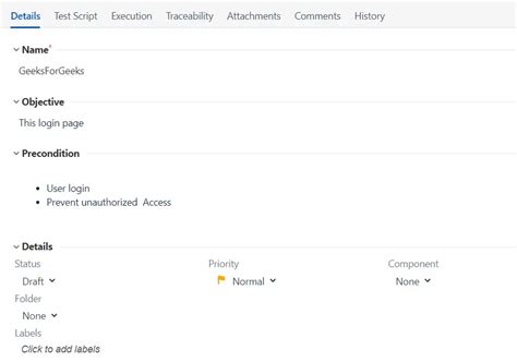 How To Create Test Cases Preconditions And Test Sets In Jira Xray Geeksforgeeks