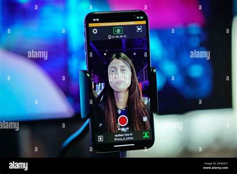 Virtual Reality Exhibit Facial Recognition Concept Biometric Facial