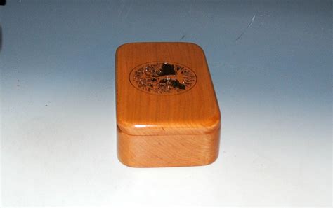 Wooden Box With Tree Of Life Engraved On Cherry In Our Etsy