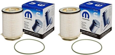 Pair Of Genuine Chrysler Dodge Ram 68065608aa Fuel Filter Mopar Ebay