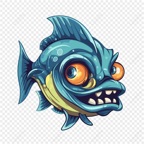 Gambar Kepala Ikan Vektor Kartun Stiker Png Unduh Gratis Lovepik