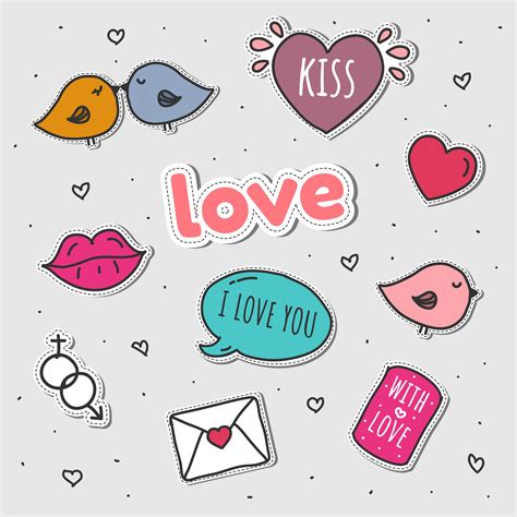 Cute Love Stickers