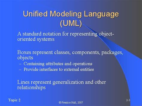 Topic 2 Introduction To Object Orientation Objectoriented Systems