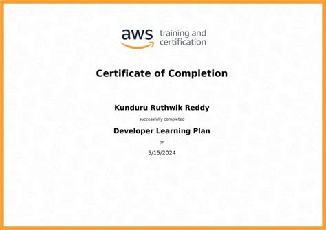 Ruthwik Reddy Kunduru On Linkedin I Am Happy To Share My Aws