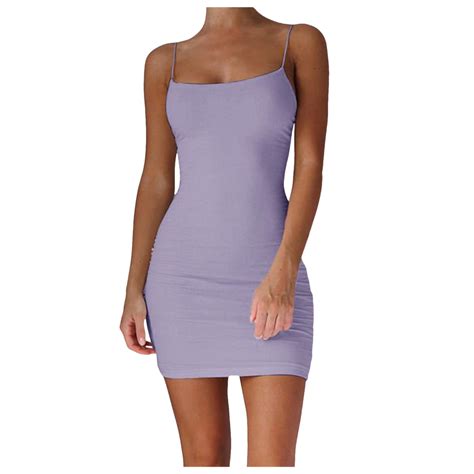 Riforla Solid Summer Slim Fit Strap Short Dress Off Shoulder Sexy