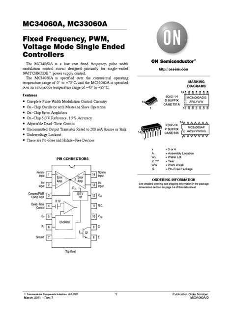 04 Spec Sheet Pwm Controller Chip Pdf Amplifier Electronic Oscillator