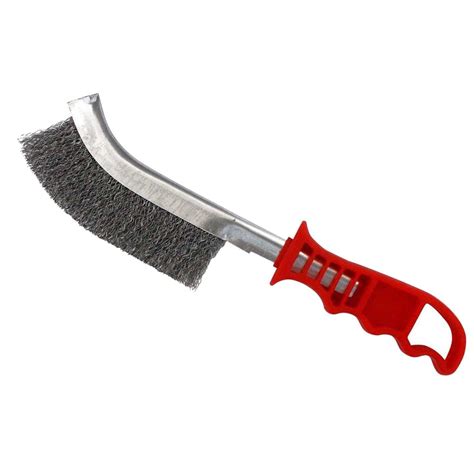 Escova De Aço Universal Com Cabo Plástico Manual 260x140mm