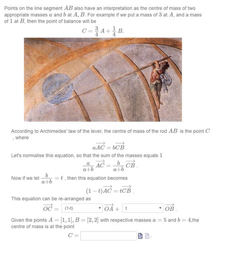 Solved Points On The Line Segment AB Also Have An Chegg