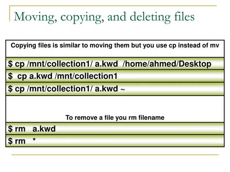 Ppt Using Linux Commands Powerpoint Presentation Free Download Id