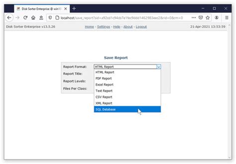 Disksorter File Classification Disksorter Server Configuration