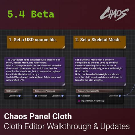 Panel Cloth Editor Walkthrough And Updates 5 4 Tutorial