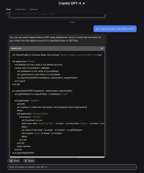 Jiayuan On Twitter Gpt 4 用来写 Applescript 的脚本实在是太方便了，配合 Alfred Or Raycast 之类的启动器，基本上可以自动化 Macos